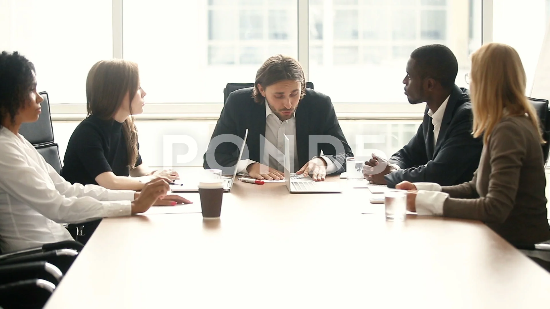 Angry Conference Room Meeting