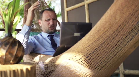 Businessman Destroying Computer Stock Footage ~ Royalty Free Stock ...