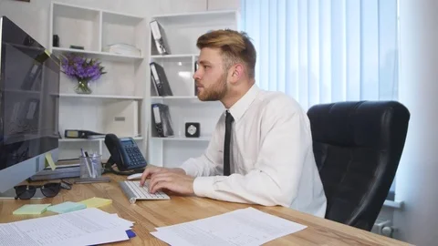 Businessman Destroying Computer Stock Footage ~ Royalty Free Stock ...