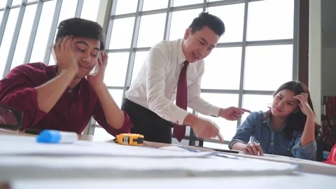 Angry Engineer Stock Footage ~ Royalty Free Stock Videos | Pond5