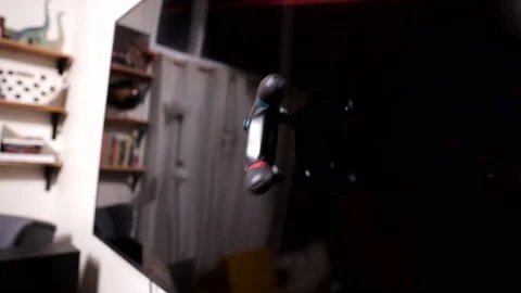 Angry gamer throwing video game console ... | Stock Video | Pond5