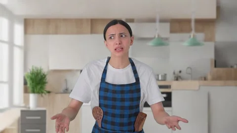 Angry Indian housewife shouting on someo... | Stock Video | Pond5