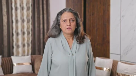 Angry Indian mom shouting on her son | Stock Video | Pond5