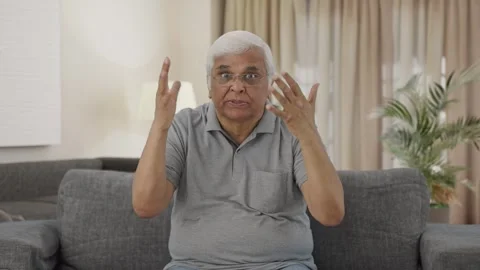 Angry Old Man Stock Footage ~ Royalty Free Stock Videos | Pond5