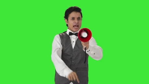 Angry Indian waiter protesting in restau... | Stock Video | Pond5