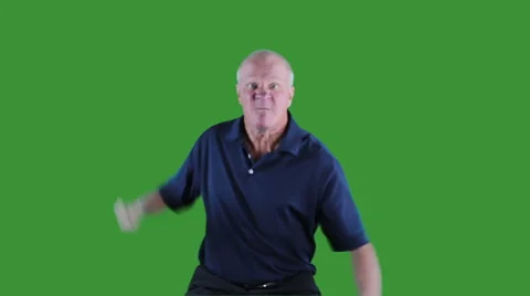 Angry man, green screen | Stock Video | Pond5