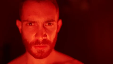 Angry man looking at camera with fury an... | Stock Video | Pond5