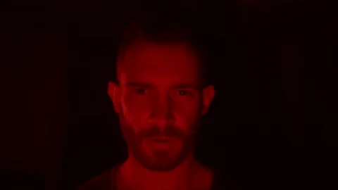 Angry man looking at camera with fury an... | Stock Video | Pond5