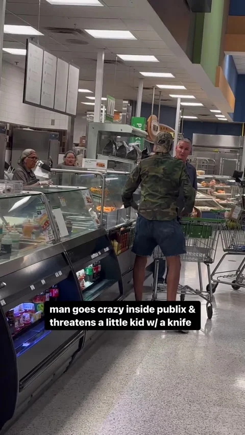 Angry Man Rages Inside Of Grocery Store,... | Stock Video | Pond5