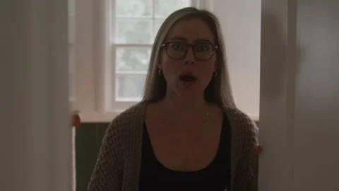 Angry Pretty Young Adult with Long Hair ... | Stock Video | Pond5