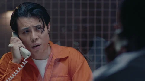 Angry Prisoner Getting Mad on Detective ... | Stock Video | Pond5