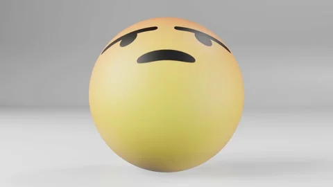 Angry reaction facebook button in the sh... | Stock Video | Pond5