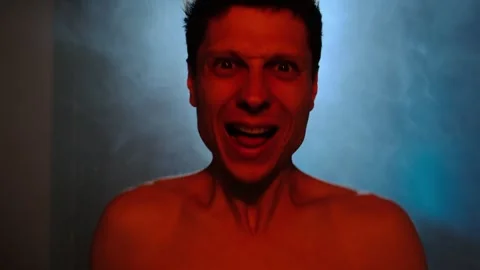 Angry Red Face Man