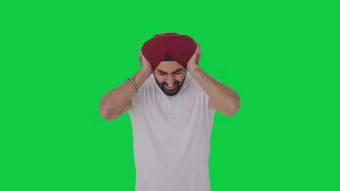 Angry Sikh Indian man shouting with clos... | Stock Video | Pond5