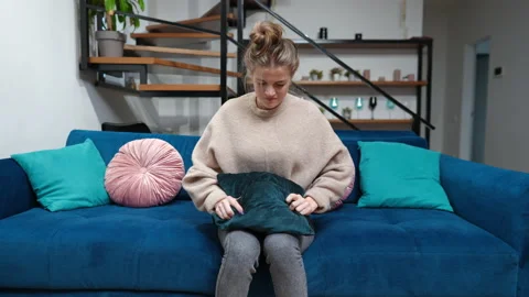 Teenage Girl Cushion Stock Videos – Royalty-Free HD & 4K Videos
