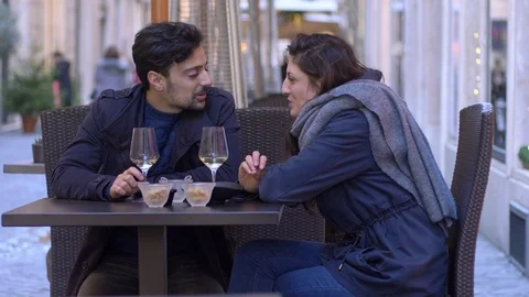 angry woman giving slap to her boyfriend... | Stock Video | Pond5