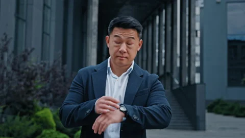 Angry worried middle-aged man waiting ta... | Stock Video | Pond5