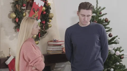 Angry young woman shouting at her husban... | Stock Video | Pond5