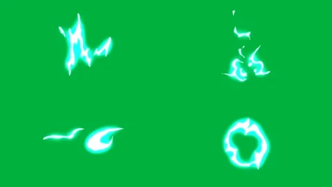 Animated 2d character green screen with ... | Stock Video | Pond5