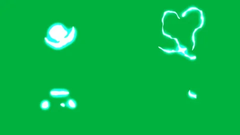 Animated 2d character green screen with ... | Stock Video | Pond5