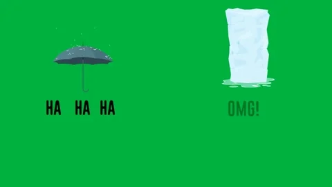 Animated 2d character ice cube UFO and l... | Stock Video | Pond5