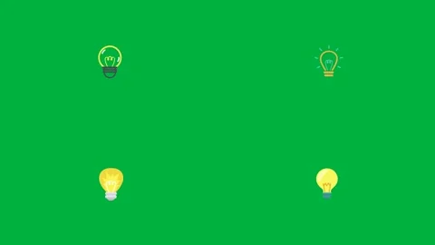 Animated 2d character icons on green scr... | Stock Video | Pond5