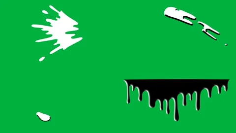 Animated 2D character with splash drip s... | Stock Video | Pond5