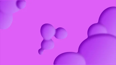 Animated 2d purple color jelly bubbles o... | Stock Video | Pond5