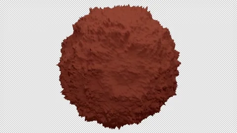 Animated 3D 60fps spinning red planet lo... | Stock Video | Pond5