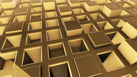 Animated 3D background with moving frame... | Stock Video | Pond5