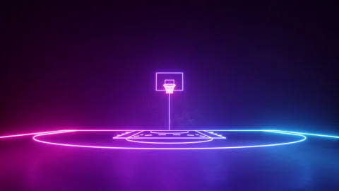 Basketball Field 3D Stock Video Footage | Royalty Free Basketball Field ...