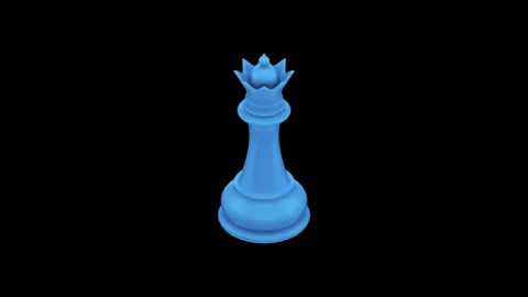 Animated 3D Chess Icon Loop Modules with... | Stock Video | Pond5