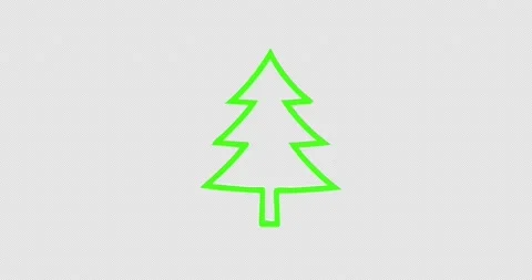 Animated 3d figure of an abstract pine t... | Stock Video | Pond5