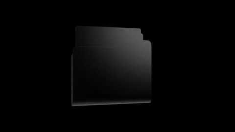 Folder Icon 3D Stock Footage ~ Royalty Free Stock Videos | Pond5