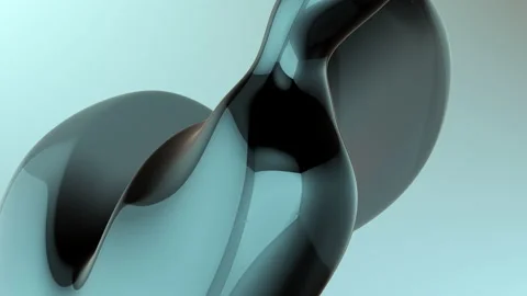 animated of 3D huge shape in abstract en... | Stock Video | Pond5