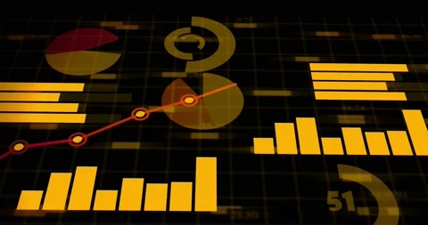 animated 3d line graph growing up. busin... | Stock Video | Pond5