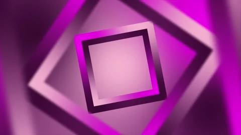 Animated 3d pink color rotating square e... | Stock Video | Pond5