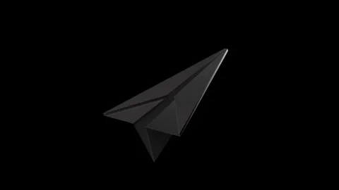 Animated 3D Plane Icon Loop Modules with... | Stock Video | Pond5