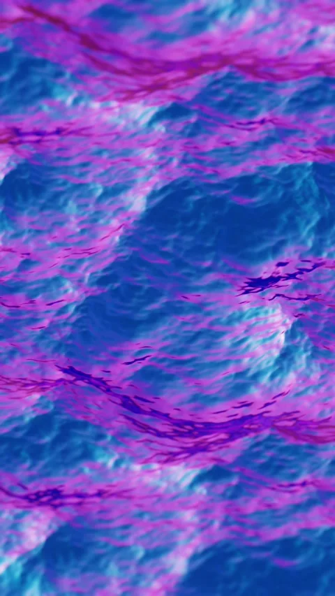 Animated 3d water waves with ripples. Vj... | Stock Video | Pond5
