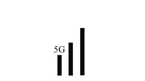 Animated 5g network signal icon connecti... | Stock Video | Pond5
