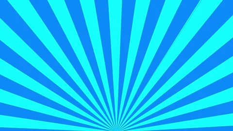 Animated abstract light blue comic radia... | Stock Video | Pond5