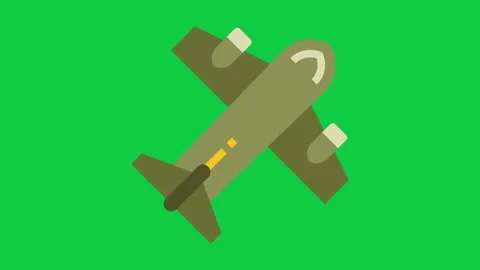 Animated Airplane Stock Videos – Royalty-Free HD & 4K Videos | Pond5