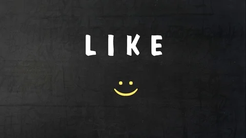 Animated LIKE and smiley face emoticon o... | Stock Video | Pond5