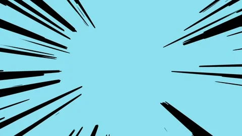animated anime radial background, manga ... | Stock Video | Pond5