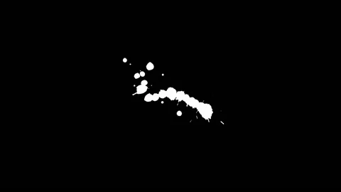 Animated appearance of drops of white pa... | Stock Video | Pond5