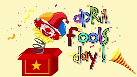 Animated April Fool's Day Background | Stock Video | Pond5
