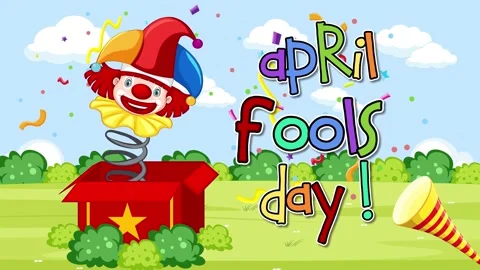 Animated April Fool's Day Background wit... | Stock Video | Pond5