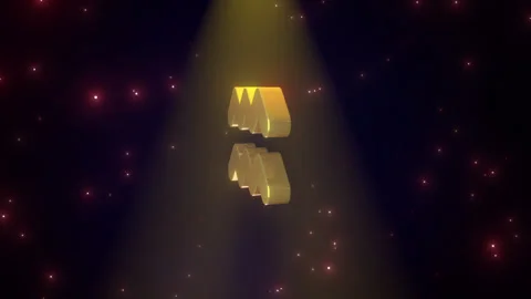 Animated aquarius sign 3d icon | Stock Video | Pond5