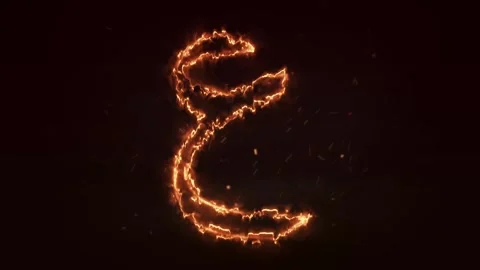 Animated Arabic alphabet Fire Arabic let... | Stock Video | Pond5