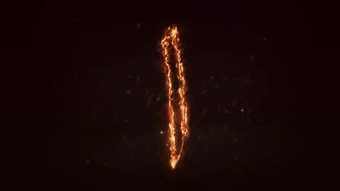 Animated Arabic alphabet Fire Arabic let... | Stock Video | Pond5